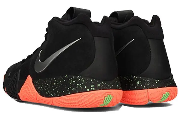 Nike Kyrie 4 Mid Top Basketball Sneakers - Black