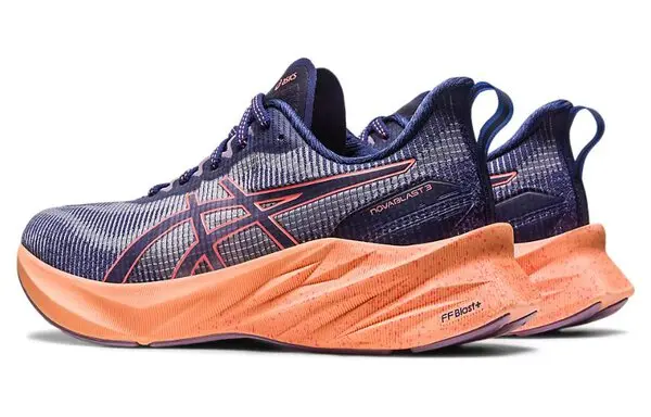 Asics Novablast 3 Le Low Top Athletic Shoes - Blue