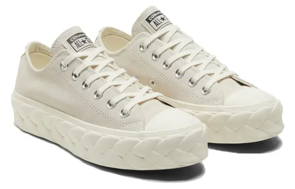 CONVERSE Chuck Taylor All Star Platform Low "runway Cable - Light Whitegray