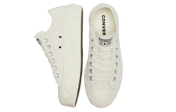CONVERSE Chuck Taylor All Star Platform Low "runway Cable - Light Whitegray