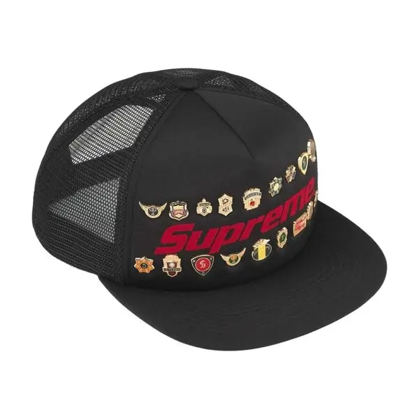 Supreme Ss26 Pins Mesh Back 5-panel - Black