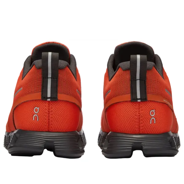 On Cloud Waterproof Athletic Shoes - Flame/eclipse