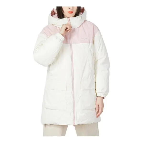 NEW BALANCE Down Jacket - White/pink