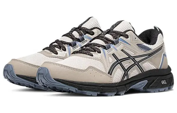 Asics Gel-venture Athletic Shoes - Beige/black