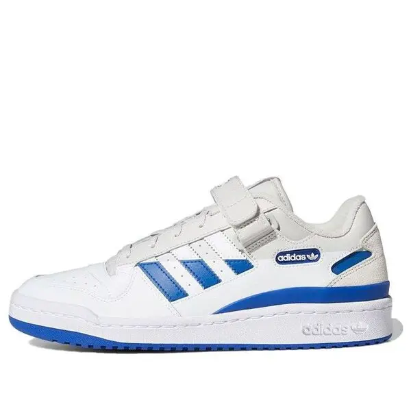 Adidas Originals Forum Low Premium Sneakers - White/blue