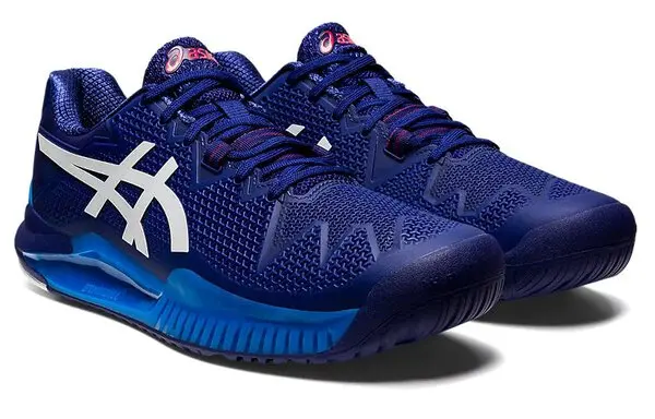 Asics Gel Resolution Athletic Sneakers - Dark Blue