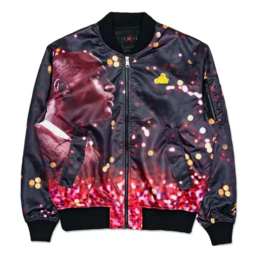 JORDAN Jumpman Ma-1 Bomber Jacket - Black/multicolor