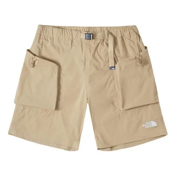 The North Face Heritage Class V Pathfinder Belted Cargo Shorts - Beige