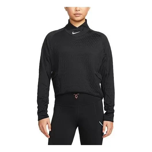 Nike Therma-fit Long Sleeve Running Top - Black