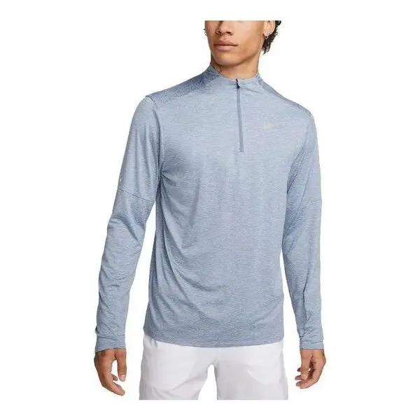 Nike Dri-fit Element 1/2-zip Running Top - Grey