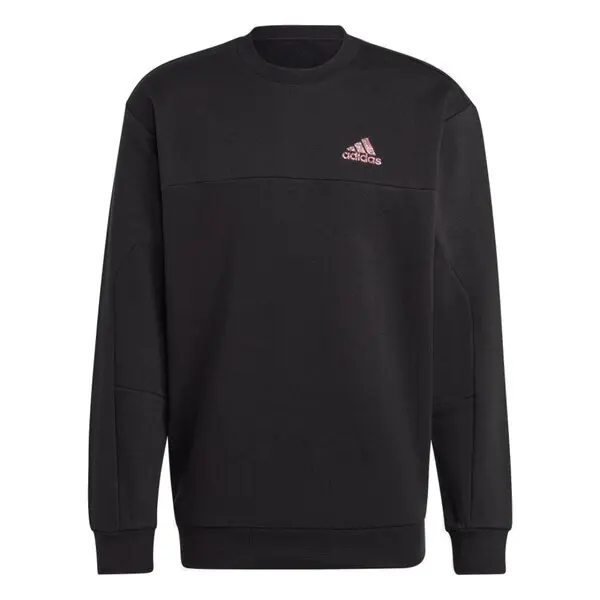 Adidas Stadium Fleece Badge Of Sport Sweatshirt - Black