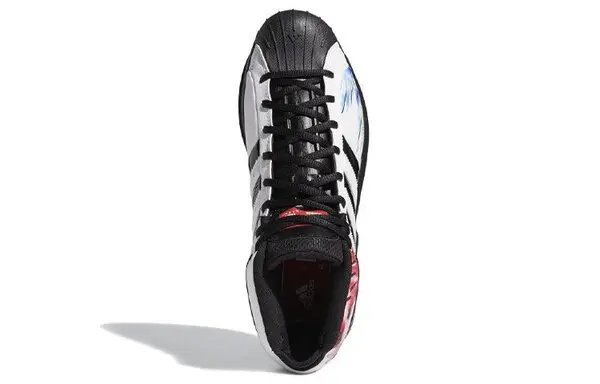 Adidas Pro Model 2g "chinese New Year" Mid Top Sneakers - Core Black/ftwr White/scarlet