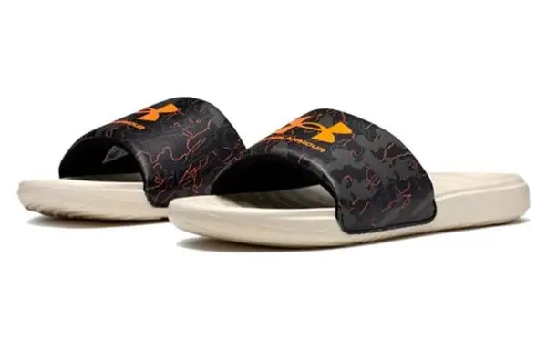 Under Armour Ansa Graphic Slide - Black/brown