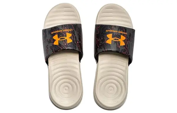 Under Armour Ansa Graphic Slide - Black/brown