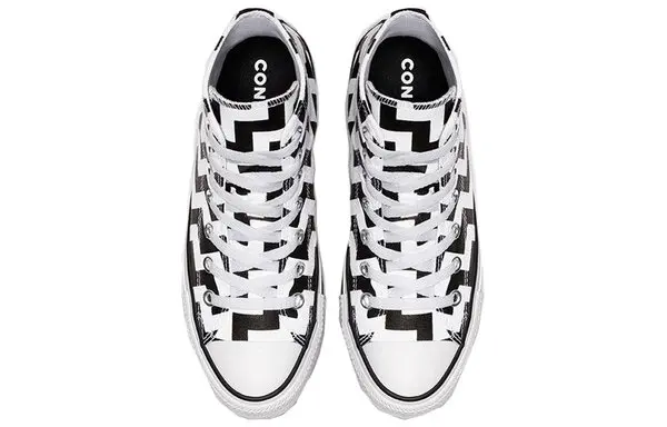 CONVERSE Chuck Taylor All Star High Top "glam Dunk" Sneakers - Black/white