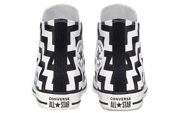 CONVERSE Chuck Taylor All Star High Top "glam Dunk" Sneakers - Black/white