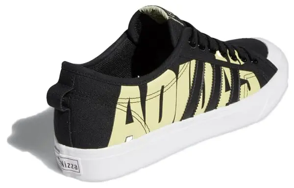 Adidas Nizza Low Top Sneakers With Graphic Detailing - Black