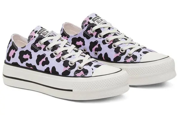 CONVERSE Chuck Taylor All Star Lift Low Top Sneakers - Blue/pink/black