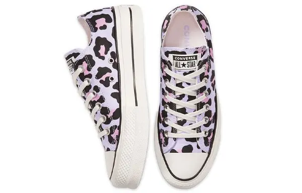CONVERSE Chuck Taylor All Star Lift Low Top Sneakers - Blue/pink/black