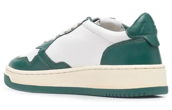 AUTRY Medalist Low Bicolor Sneakers - White/green