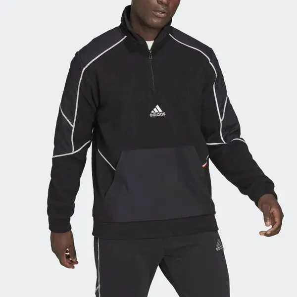 Adidas Reflect-in-the-dark Polar Fleece 1/4-zip Top