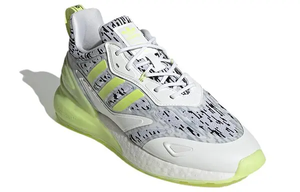 Adidas Originals Zx2k Boost 2.0 Sneakers - White/gray/green