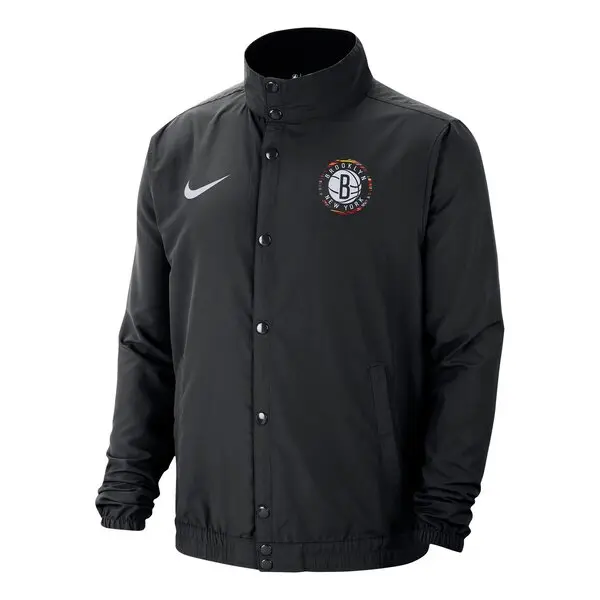 Nike Brooklyn Nets Sports Logo Jacket - Black