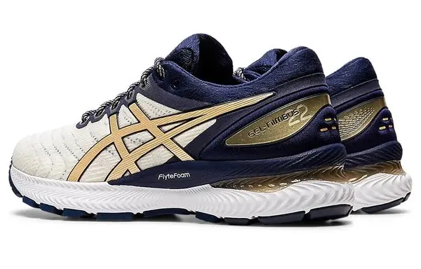 Asics Gel-nimbus 22 Sneakers - White/blue