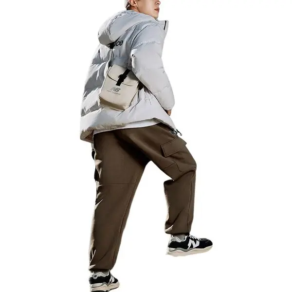 NEW BALANCE Logo Print Down Jacket
