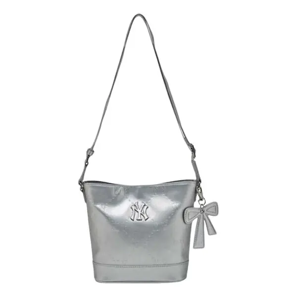 MLB Embossed Faux Leather Shoulder Crossbody Bag