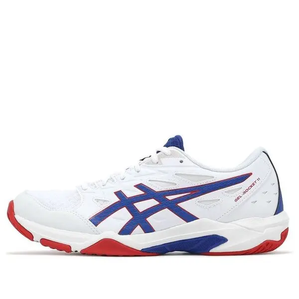 Asics Gel-rocket Athletic Sneakers - White/blue/red