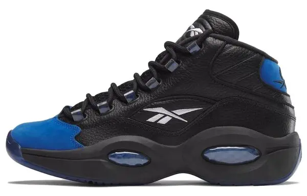 REEBOK Question Mid 'black Vector Blue - Core Black/vector Blue/white