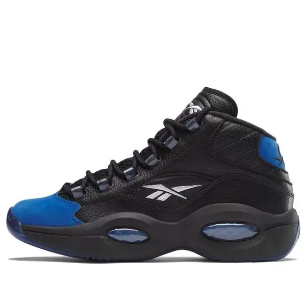 REEBOK Question Mid 'black Vector Blue - Core Black/vector Blue/white