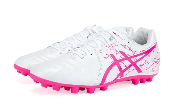 Asics Ds Light Ag Cleats - White/pink