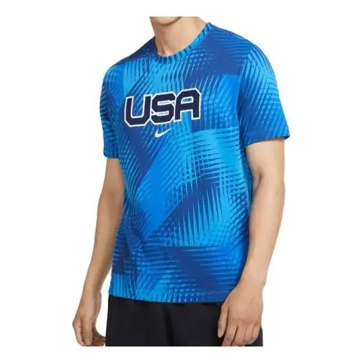 Nike Dri-fit Mixed Relays Running Top - Blue