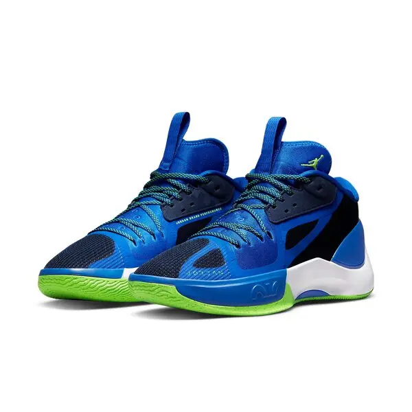 JORDAN Air Zoom Separate 'mavs' Athletic Sneakers - Black/blue/white