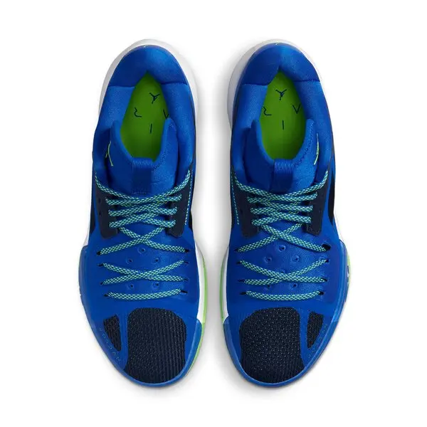 JORDAN Air Zoom Separate 'mavs' Athletic Sneakers - Black/blue/white