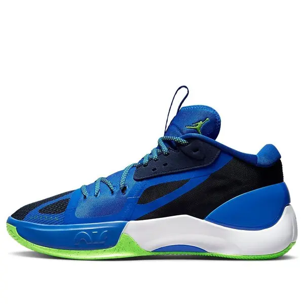 JORDAN Air Zoom Separate 'mavs' Athletic Sneakers - Black/blue/white