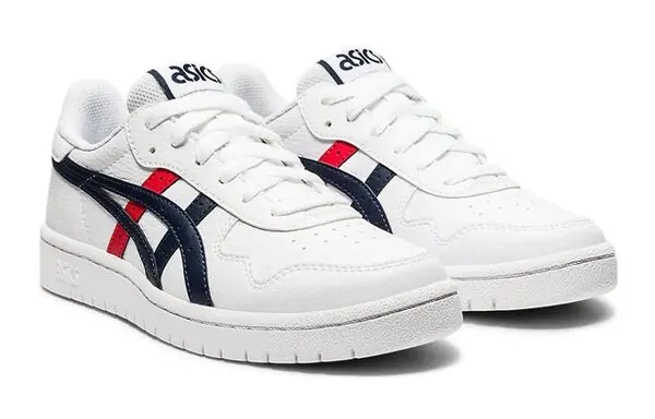 Asics Japan S "white Classic Red" Sneakers - White/black/red