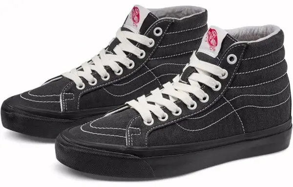 VANS Vault Og Sk8-hi Lx Herringbone High Top Sneakers - Black