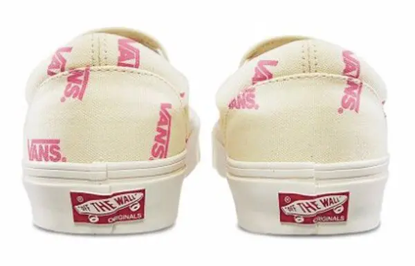 VANS Classic Slip-on Lx Canvas Multi Logo Rutabaga - White