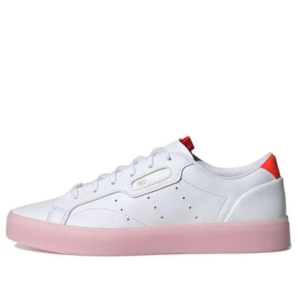 Adidas Originals Sleek Sneakers - White/pink
