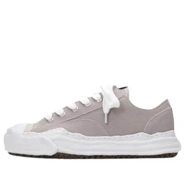 Mihara Yasuhiro Hank Og Sole Canvas Low Top Sneakers - Grey