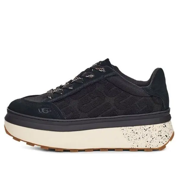 UGG Marin Lace Logo Sneaker - Black