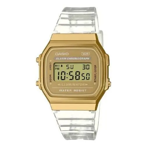 Casio Digital Watch - Clear/gold
