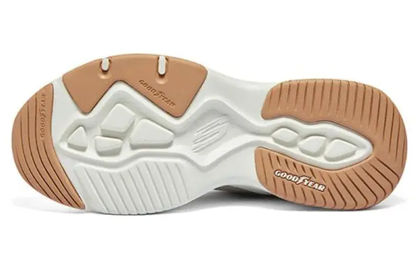 Sketchers D'lites 4.0 Athletic Shoes - White/grey