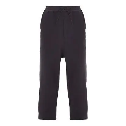 Adidas Y-3 Classic Terry Cropped Pants - Black