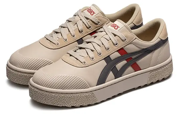 Asics Court Trail Sneakers - Cream/gray