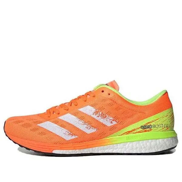 Adidas Adizero Boston 9 Athletic Sneakers - Yellow