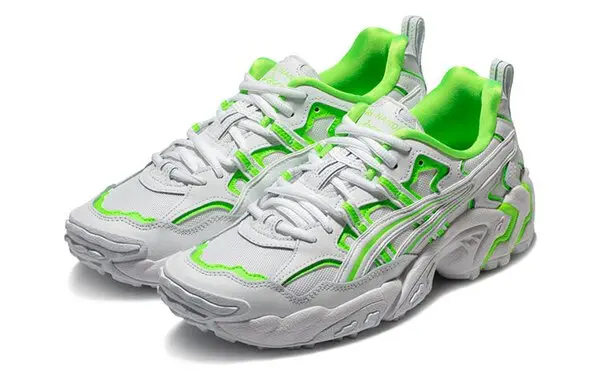 Asics Gel-nandi Low Top Sneakers - White/green
